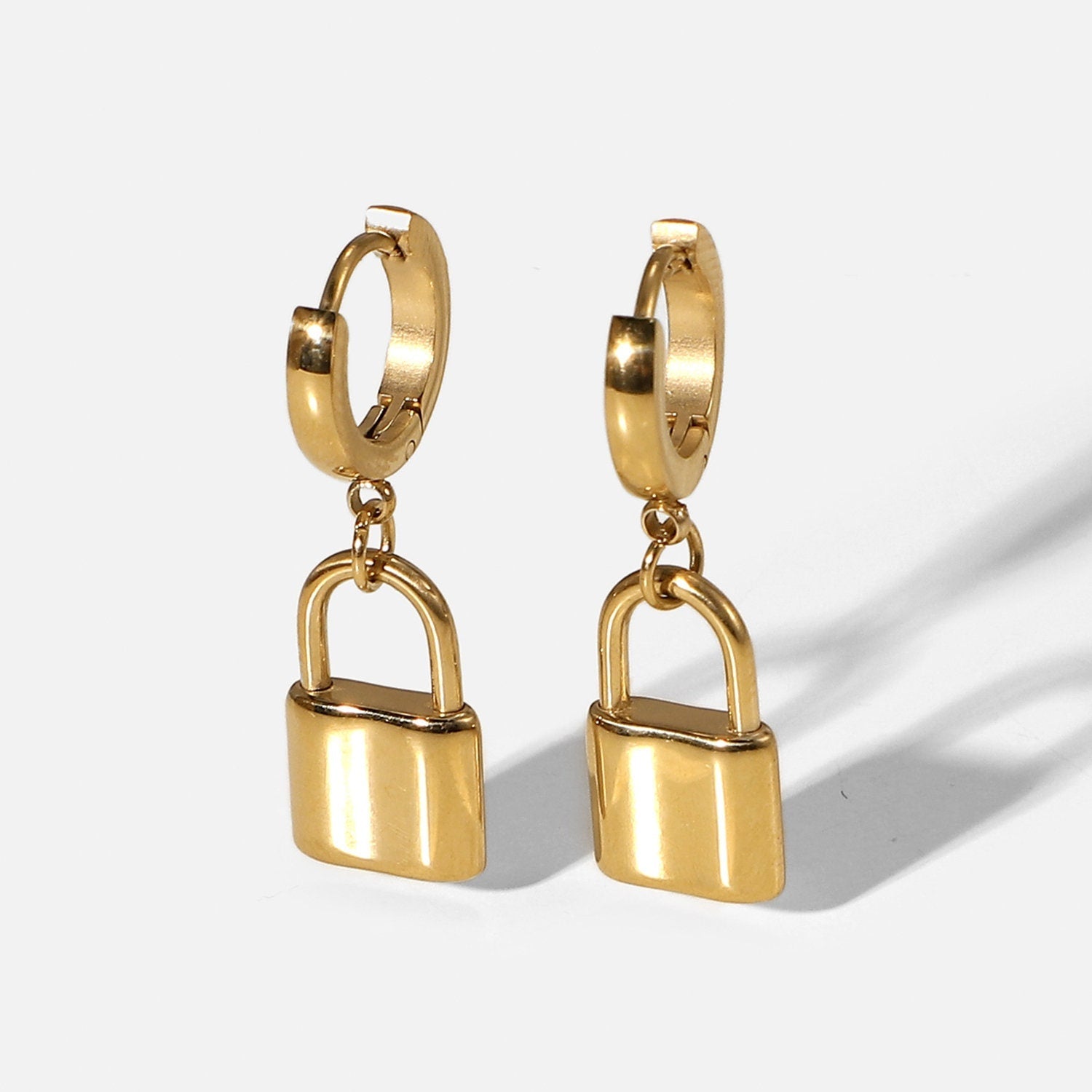 Padlock Earrings - Bold & Edgy Style – Someone & HerOwn